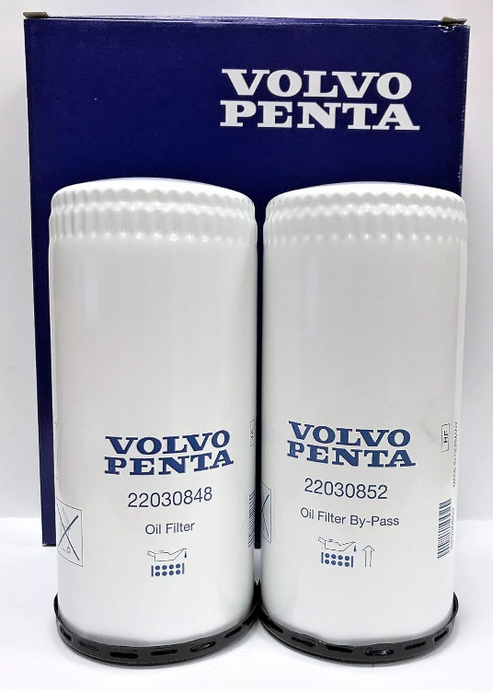 Oil Filter Pack D4/D6 Volvo Penta OEM 22030848/3582732-22030852/216329
